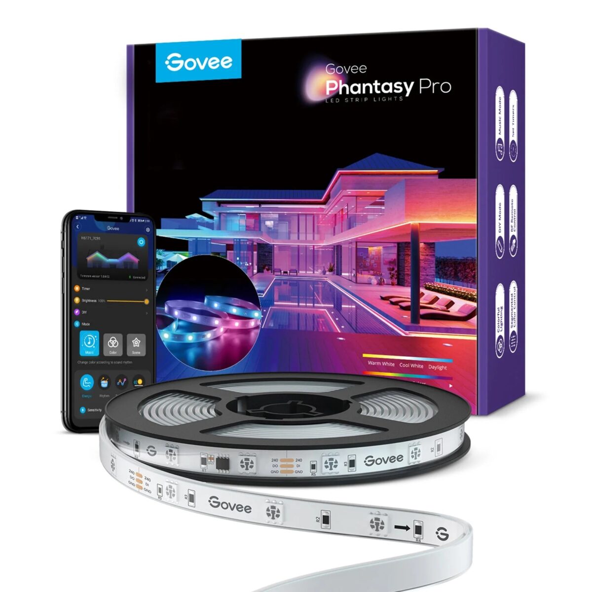 Govee Neon LED Strip Light 3M H61A0 | LamaN-Lighting