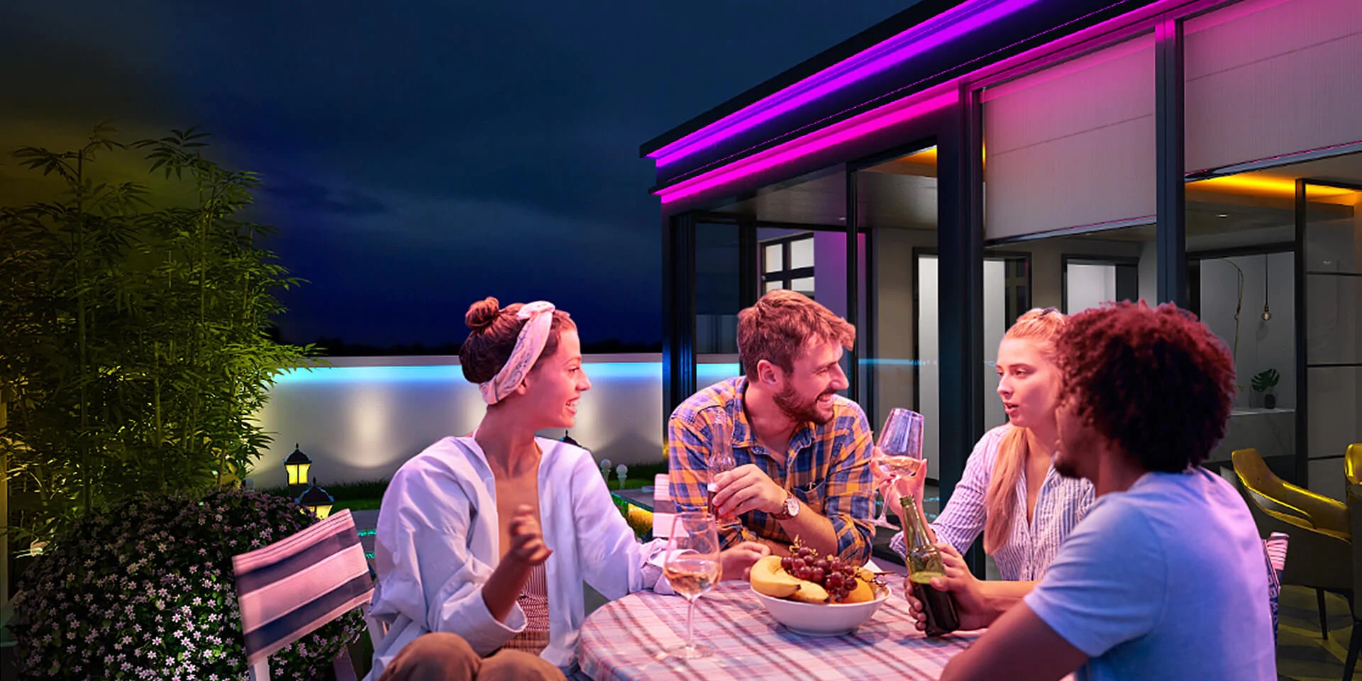 Govee RGB LED Strip Lights with Remote Control (2*16.4ft) H6189 | LamaN ...