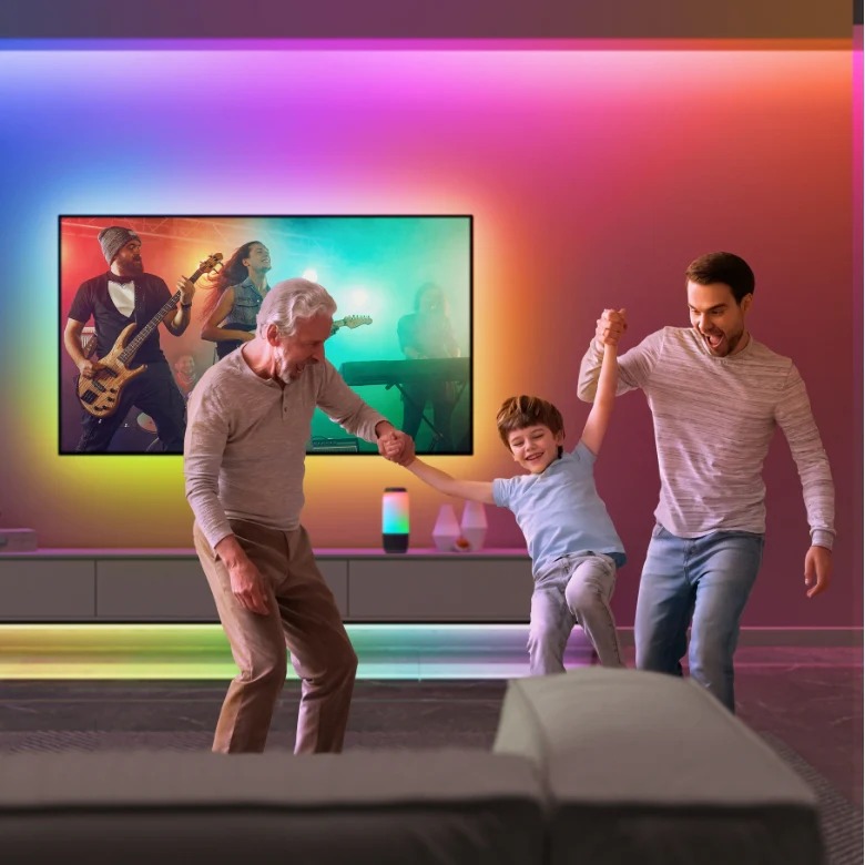 Govee RGB LED Strip Lights with Remote Control (2*16.4ft) H6189 | LamaN ...