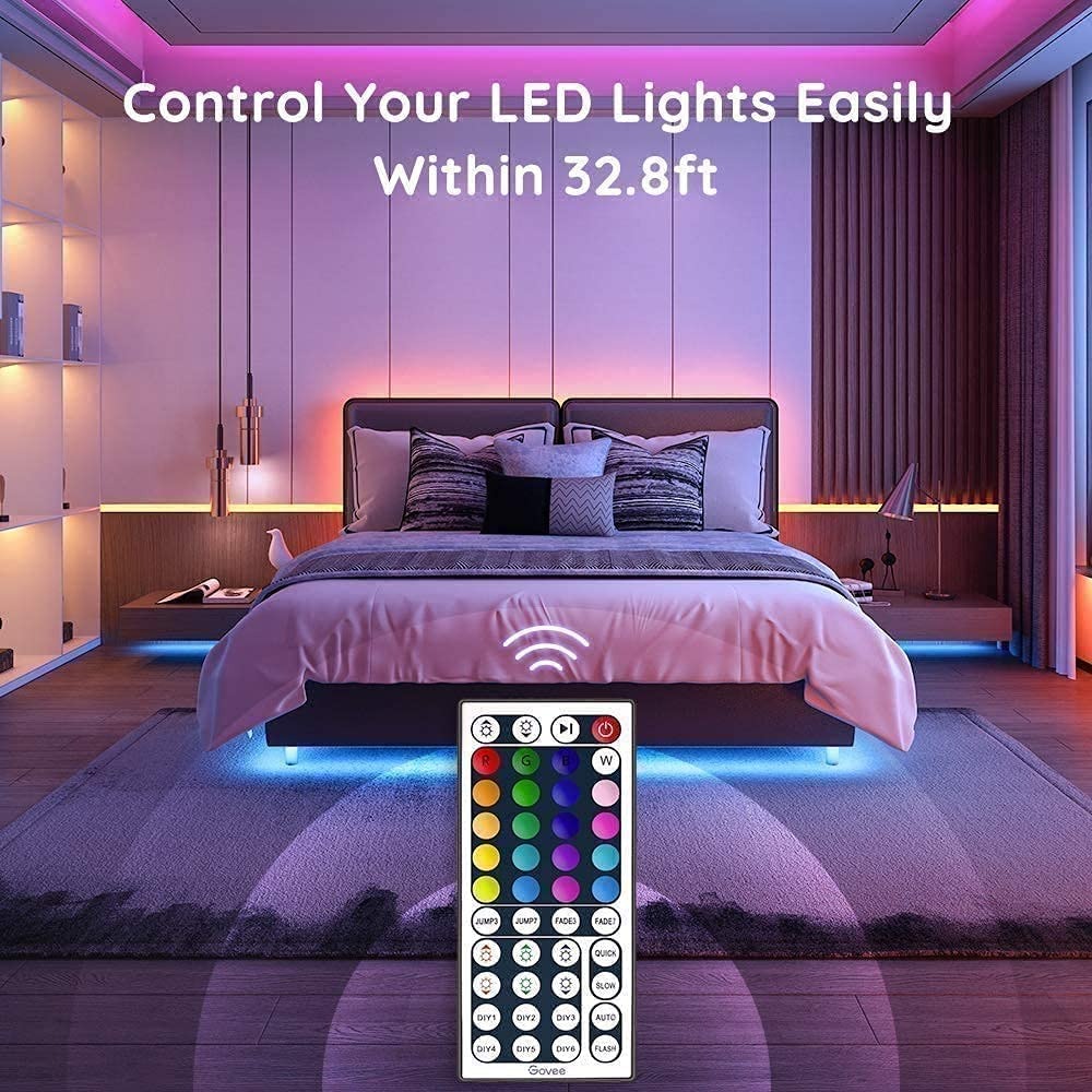Govee RGB LED Strip Lights with Remote Control (2*16.4ft) H6189 | LamaN ...