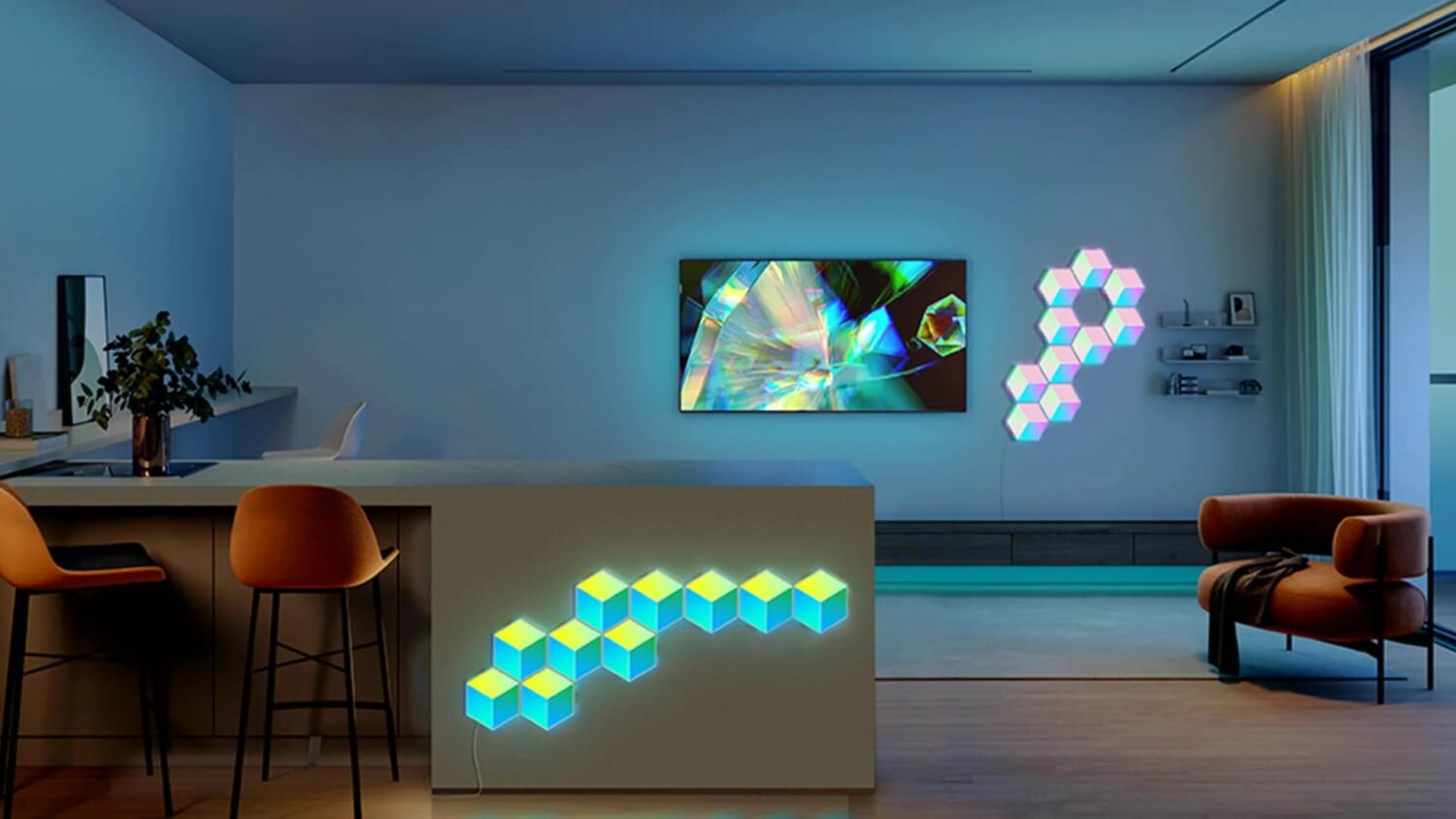 Setup một không gian gaming đặc biệt với đèn led Govee Glide Hexa Pro ...