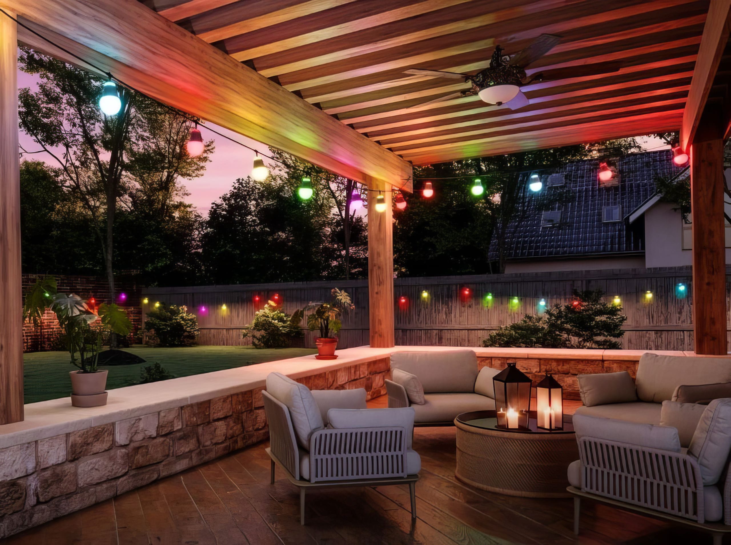 Giới thiệu và hướng dẫn lắp đặt đèn LED ngoài trời Govee RGBW Bluetooth ...